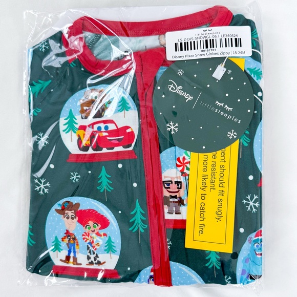 Little Sleepies | Pajamas | Little Sleepies Disney Pixar Snow Globes A ...